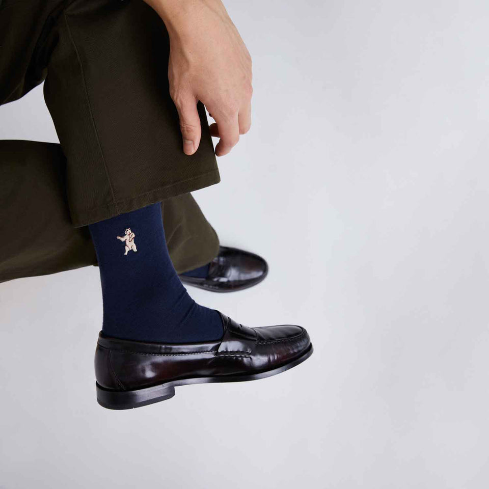 Finance Socks Classic Navy – Rowing Blazers