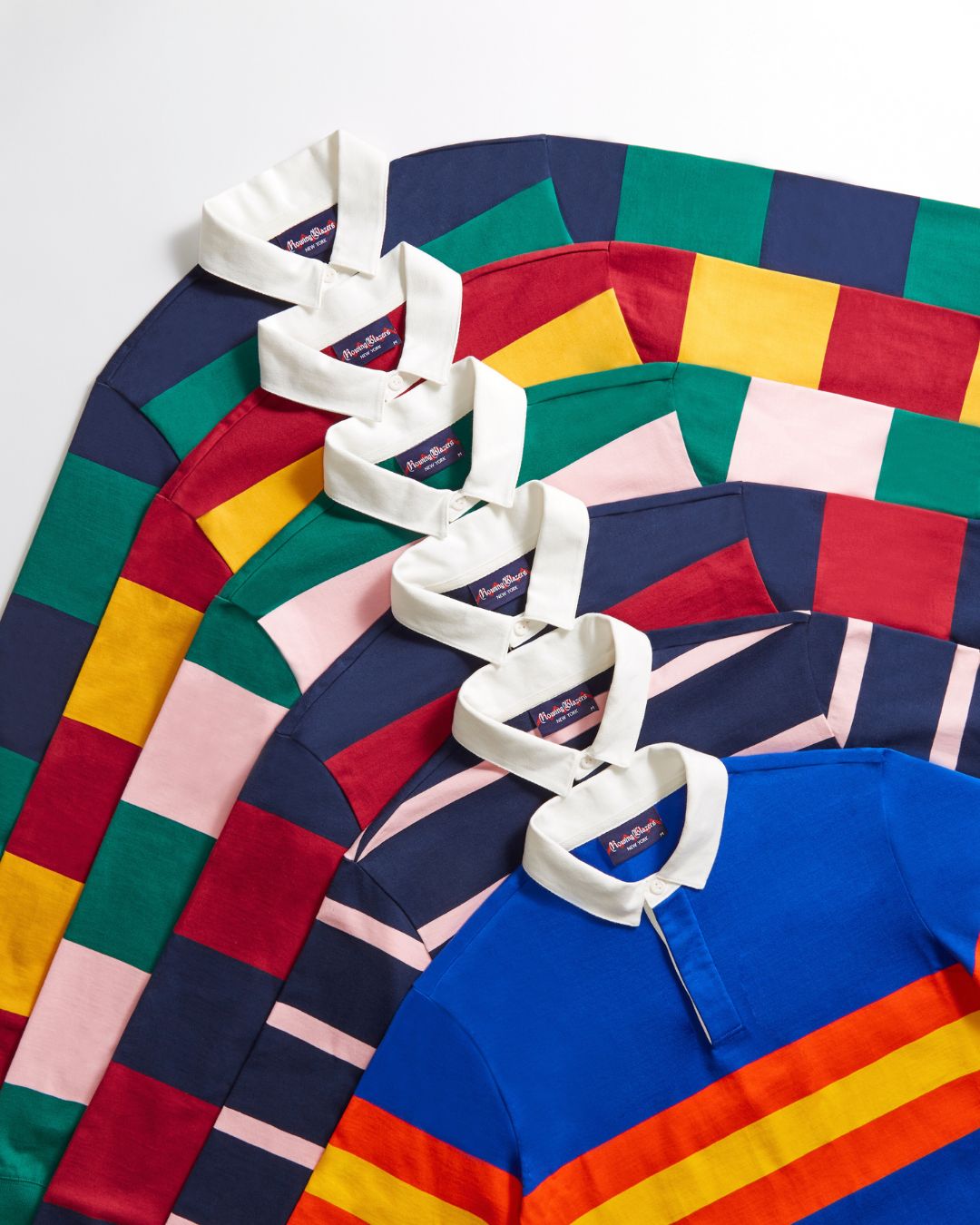 Men's Cotton New York Rugby Blue White Stripe – Rowing Blazers