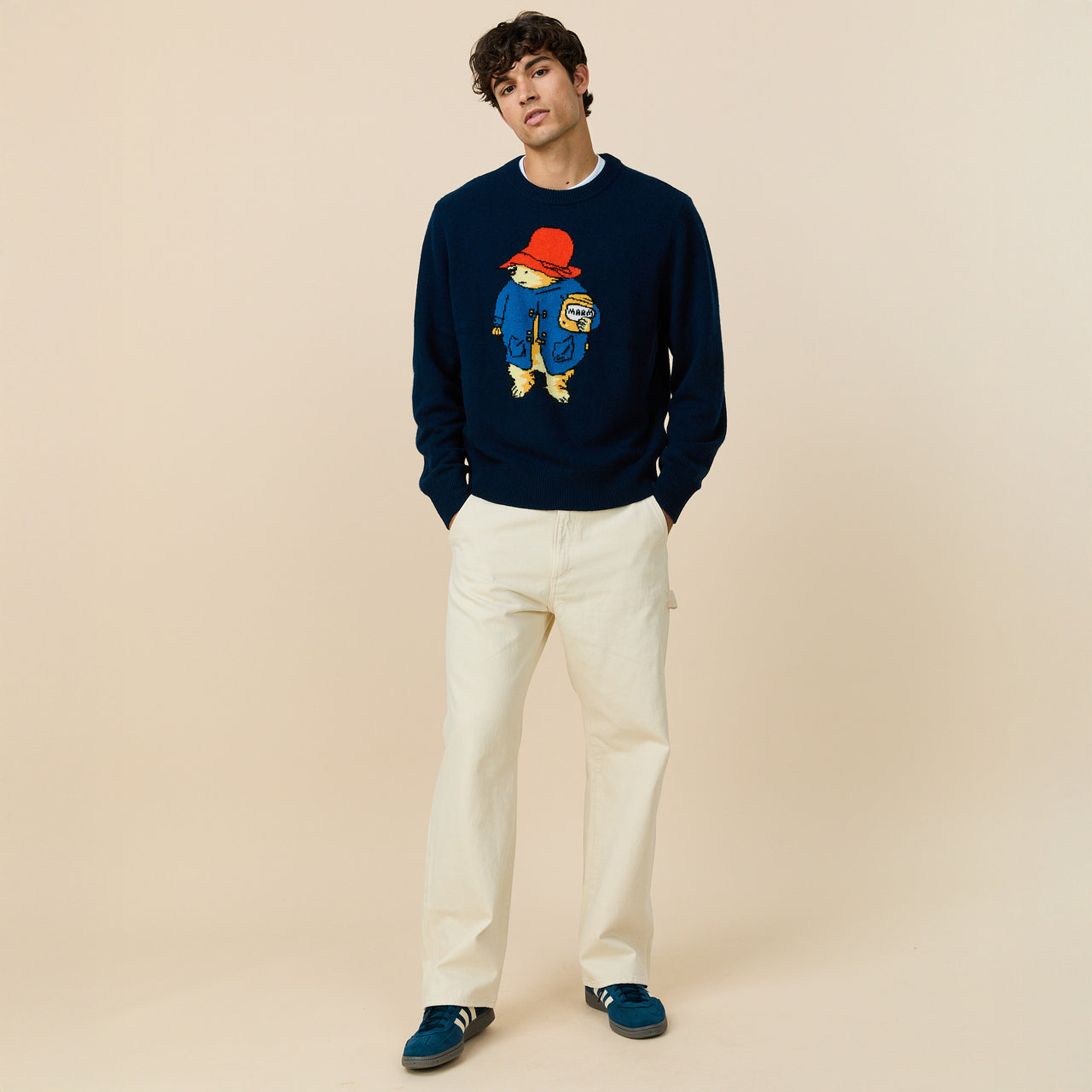 Paddington Bear Cashmere Sweater Navy – Rowing Blazers