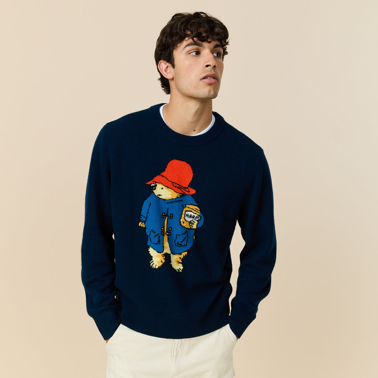 Paddington Bear Cashmere Sweater Navy – Rowing Blazers