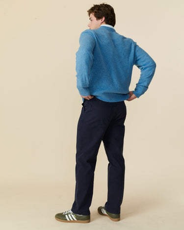 Men's Babar Cashmere Sweater Blue – Rowing Blazers