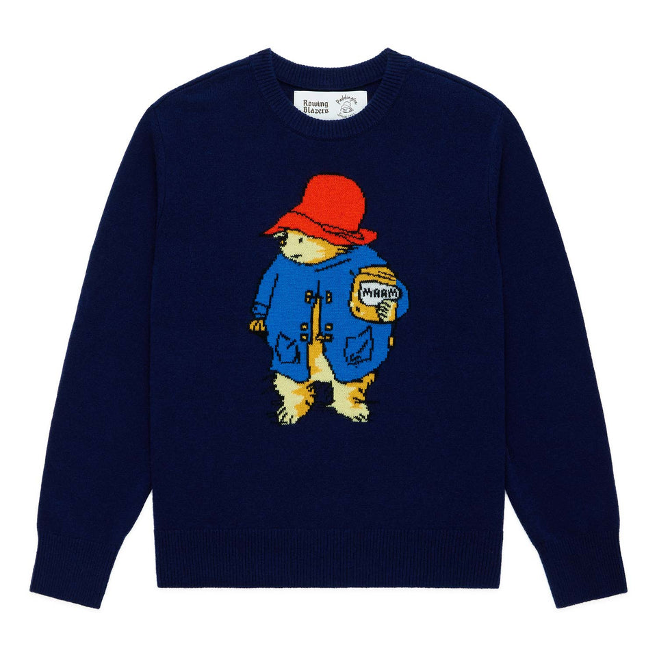 Paddington Bear Cashmere Sweater Navy – Rowing Blazers