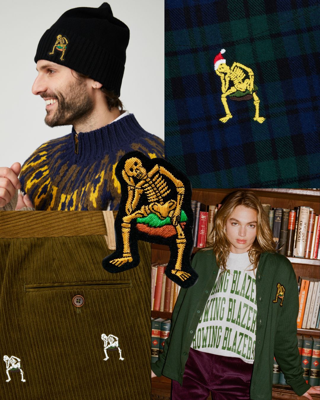 Derry Bones Corduroy Dad Hat – Rowing Blazers