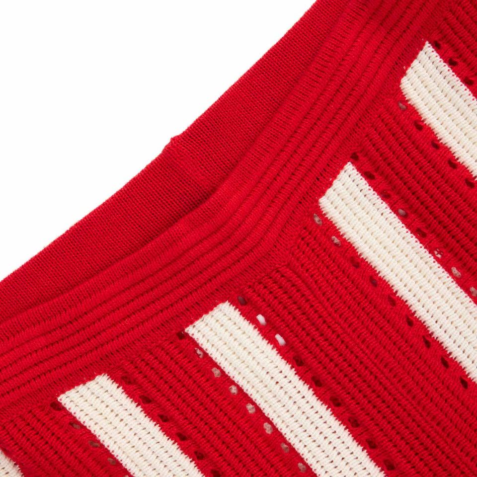 Women's Knit Stripe Pants Red – Rowing Blazers