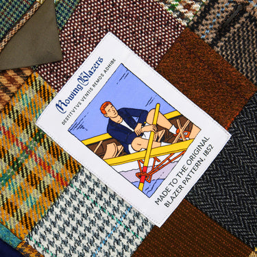 Men's Patchwork Tweed Jacket – Rowing Blazers