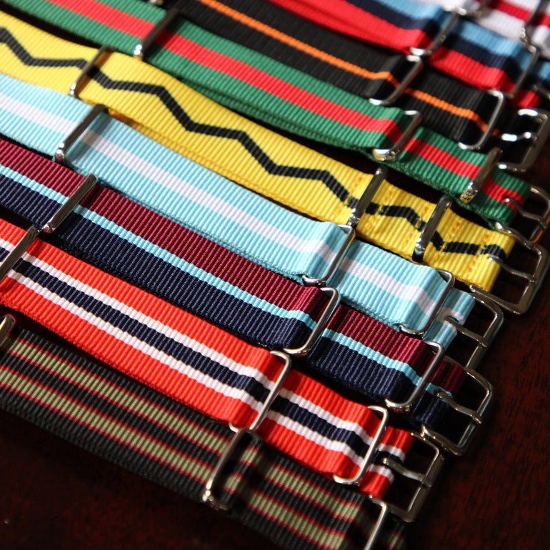 Watch Straps - Colorful Nylon Watch Straps - Rowing Blazers