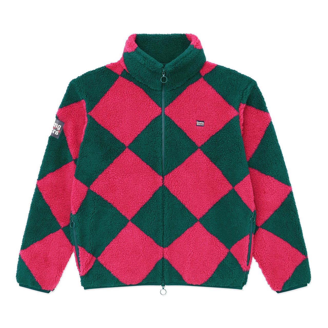 Harlequin Deep-Pile Sherpa "Jockey" Fleece – Rowing Blazers